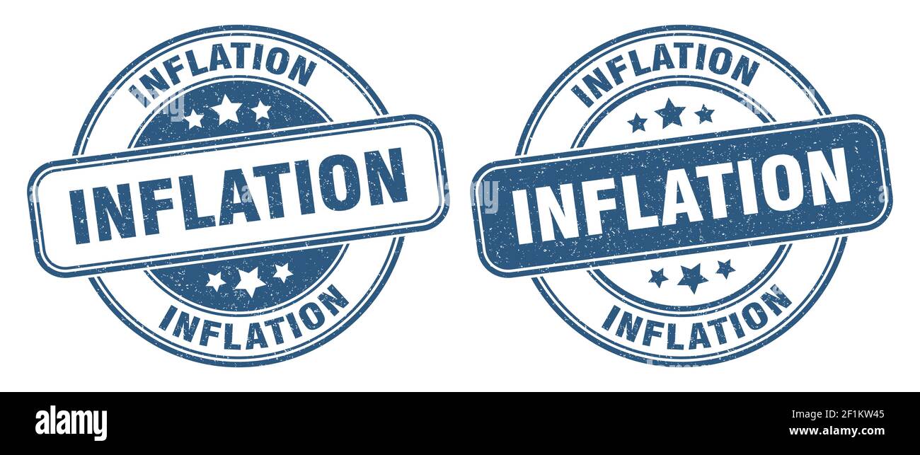 inflation stamp. inflation sign. round grunge label Stock Vector Image ...