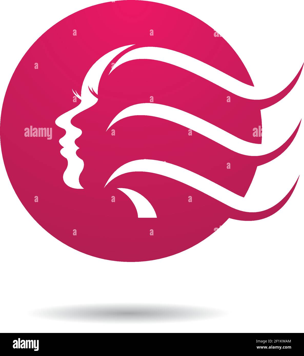 Hair logo template vector icon illustration design Stock Vector Image ...