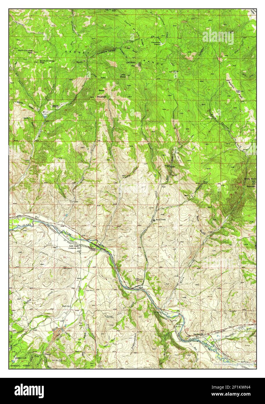 Garrison, Montana, map 1958, 1:62500, United States of America by ...
