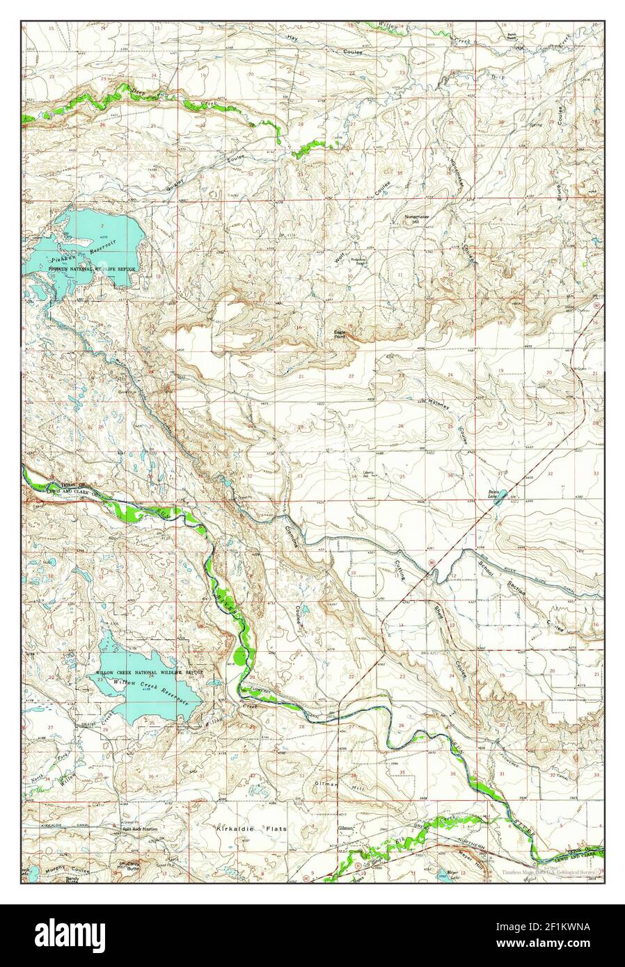 Gilman, Montana, map 1960, 1:62500, United States of America by ...