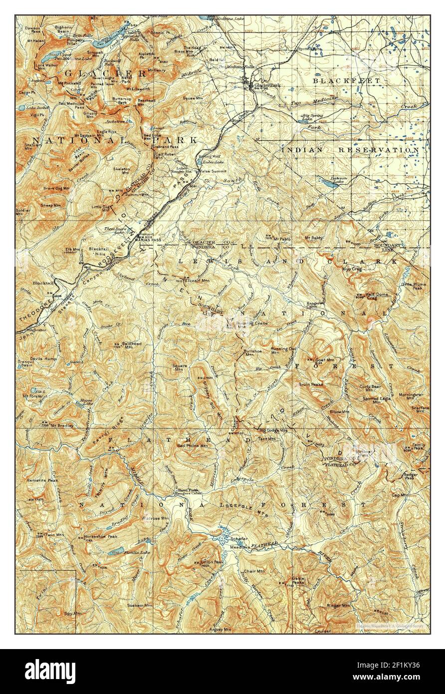 1913 montana map hi-res stock photography and images - Alamy