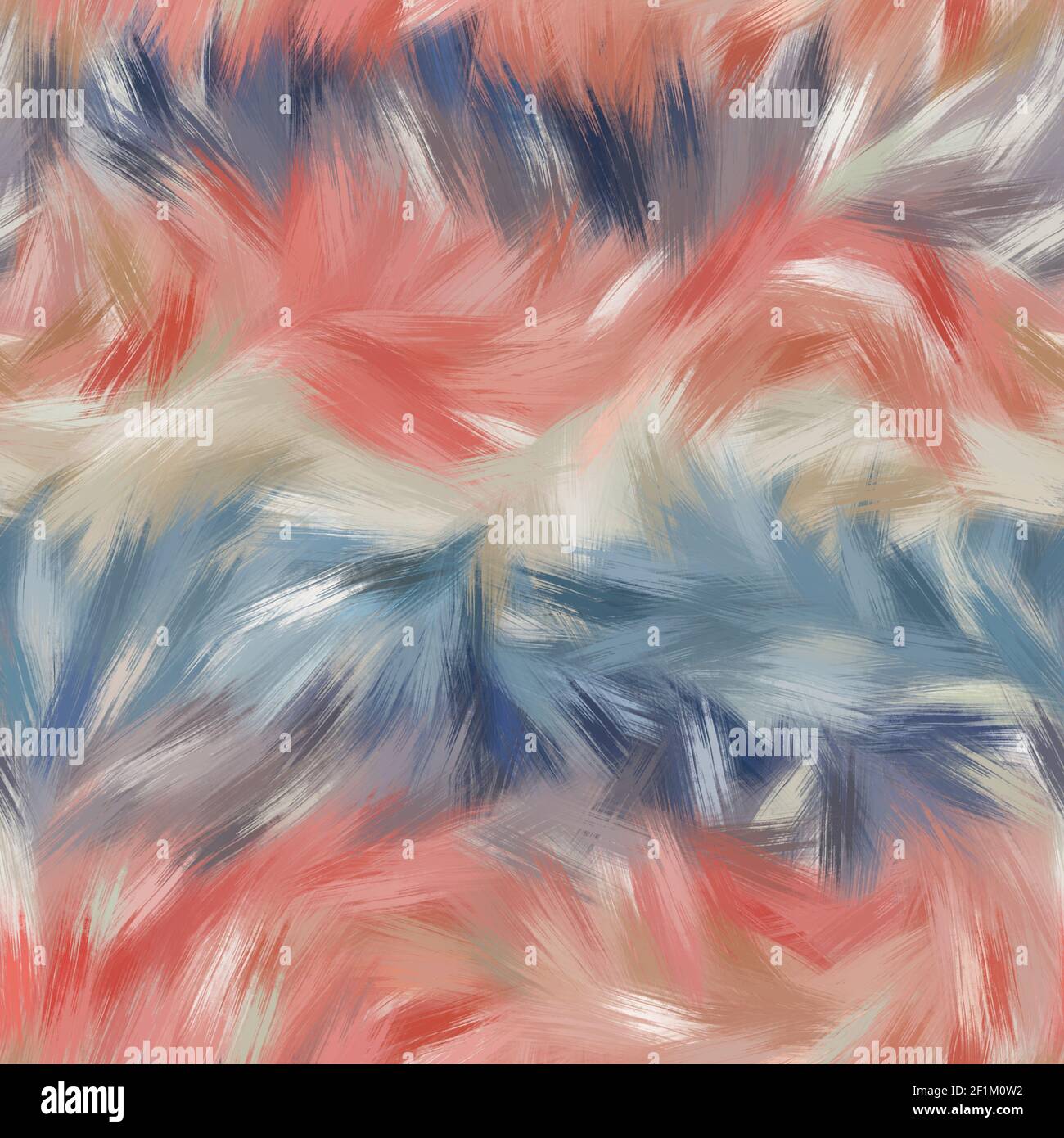 Seamless faux digital paint stroke pattern print Stock Photo - Alamy