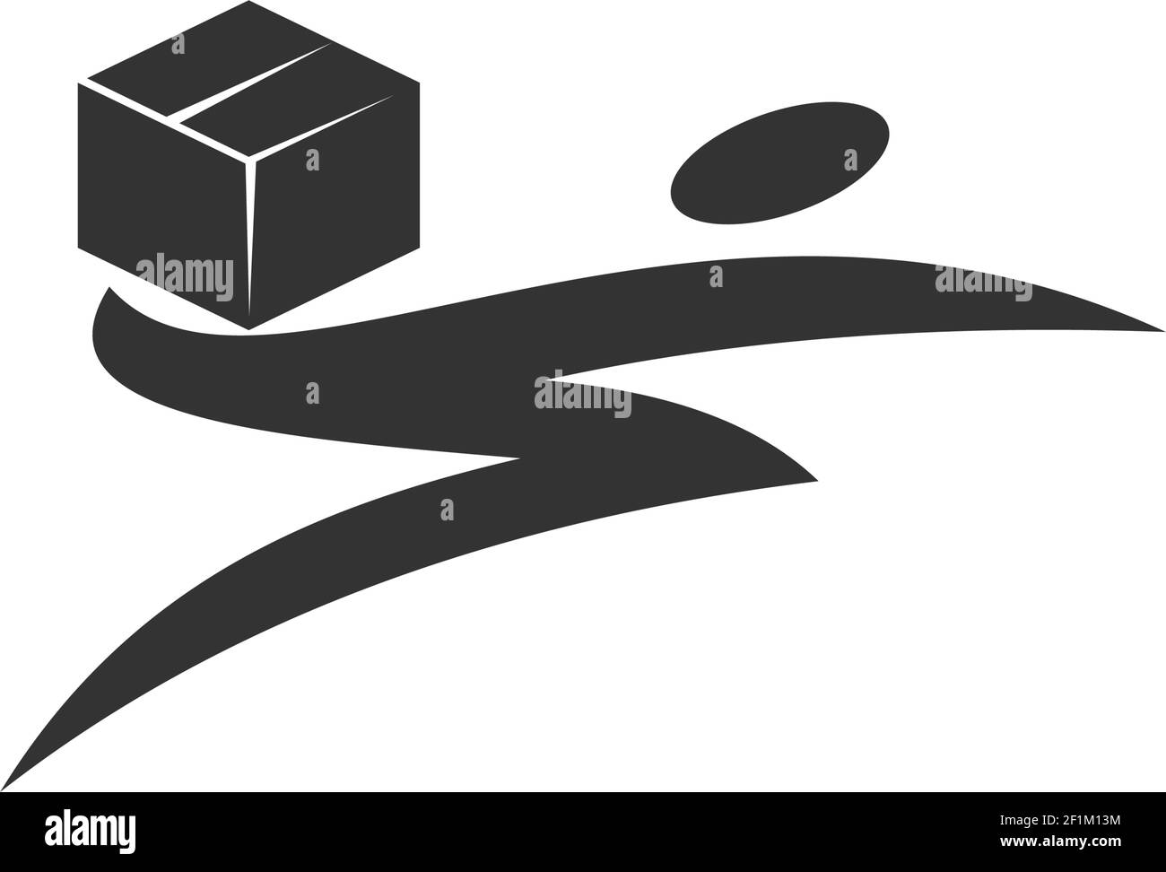 People Holding Package Bolt Fast delivery Design Graphic Template ...