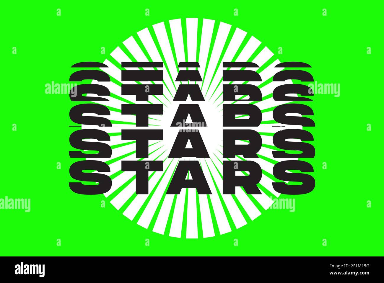 Stylised vector star. Unusual shape distorted and unrecognisable basic ...