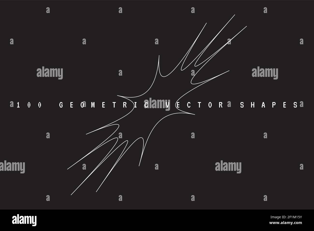 Stylised vector star. Unusual shape distorted and unrecognisable basic ...