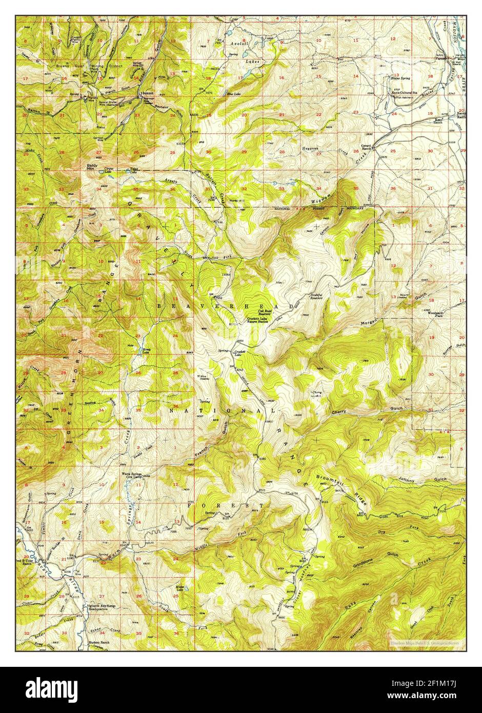 Varney, Montana, map 1949, 1:62500, United States of America by ...