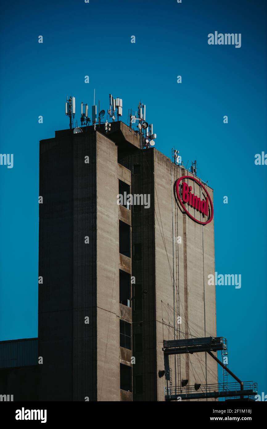 BRCKO, BOSNIA AND HERZEGOVINA - Mar 08, 2021: Logo of oil company Bimal ...