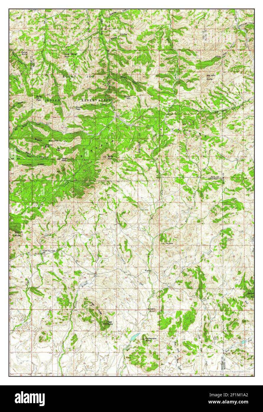 Warrick, Montana, map 1959, 1:62500, United States of America by ...