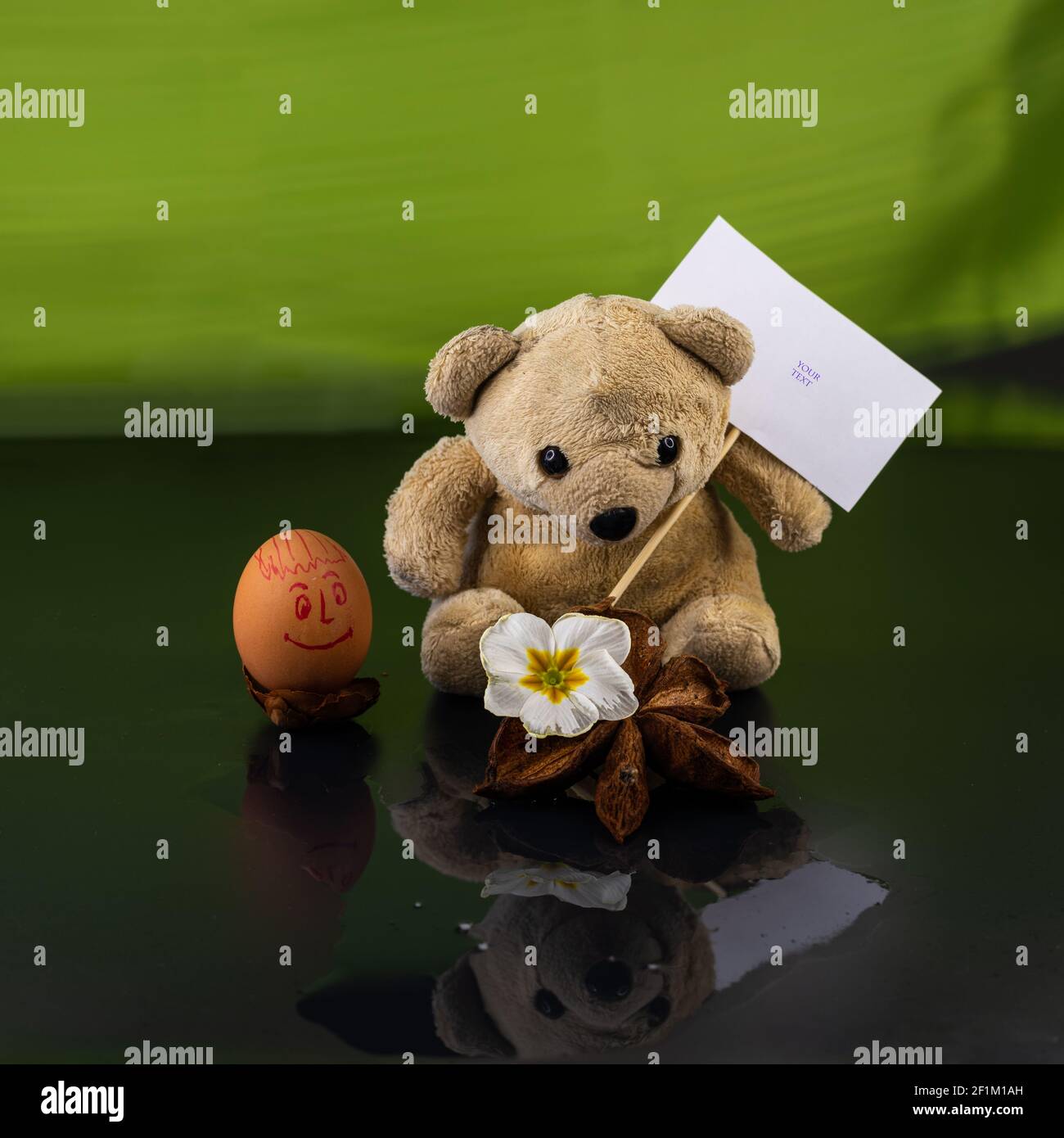 happy easter teddy bear Stock Photo - Alamy