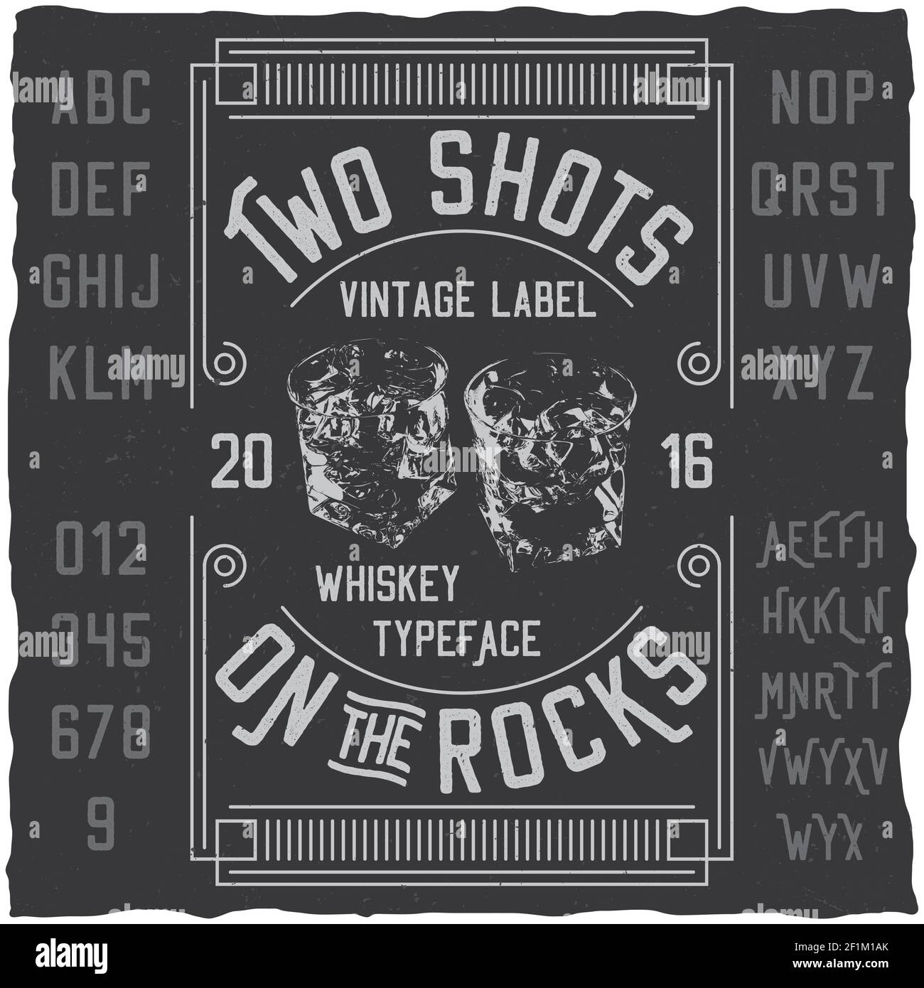 Whiskey rock Stock Vector Images - Alamy