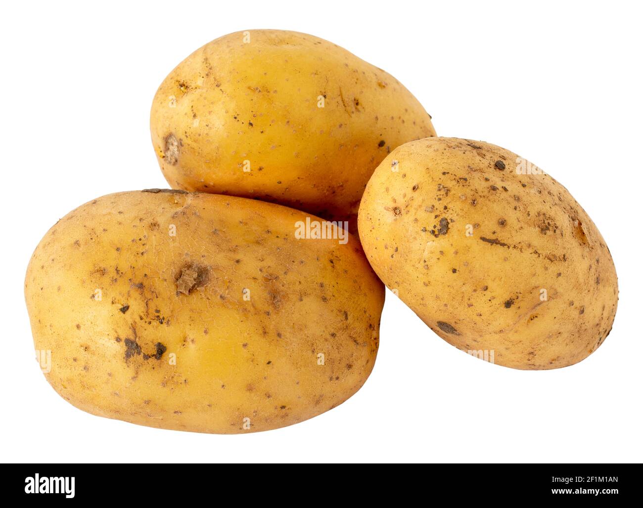 Potatoes isolated on a white background Stock Photo - Alamy