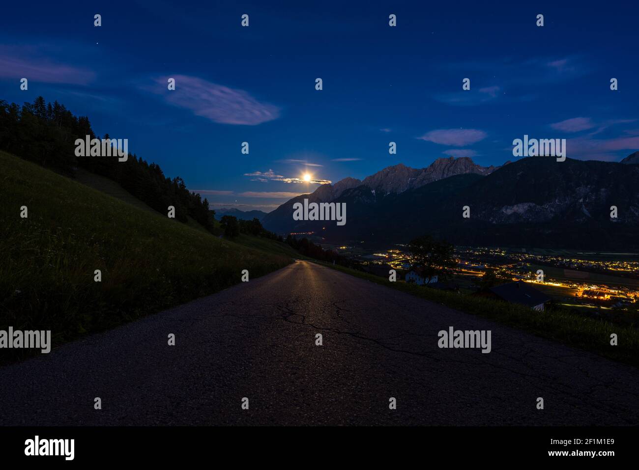 Full Moon Night Stock Photo - Alamy