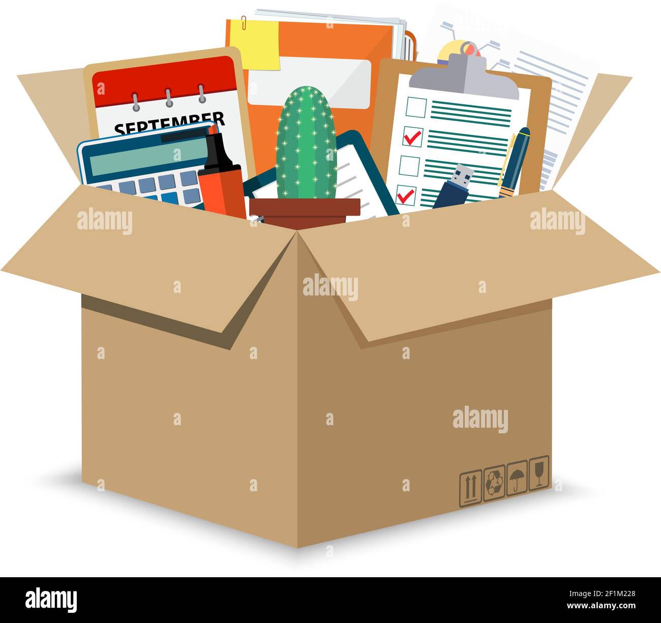 Box binder Stock Vector Images - Alamy