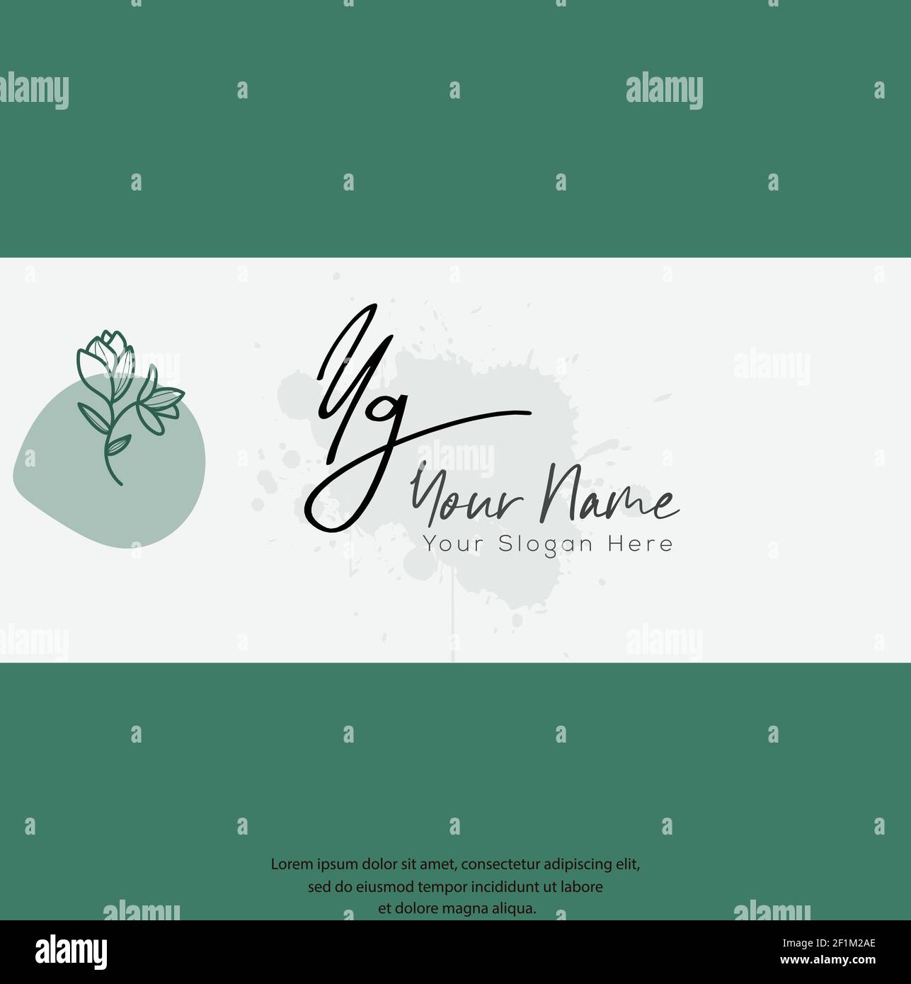 Y G YG Initial letter handwriting and signature logo. Beauty vector ...