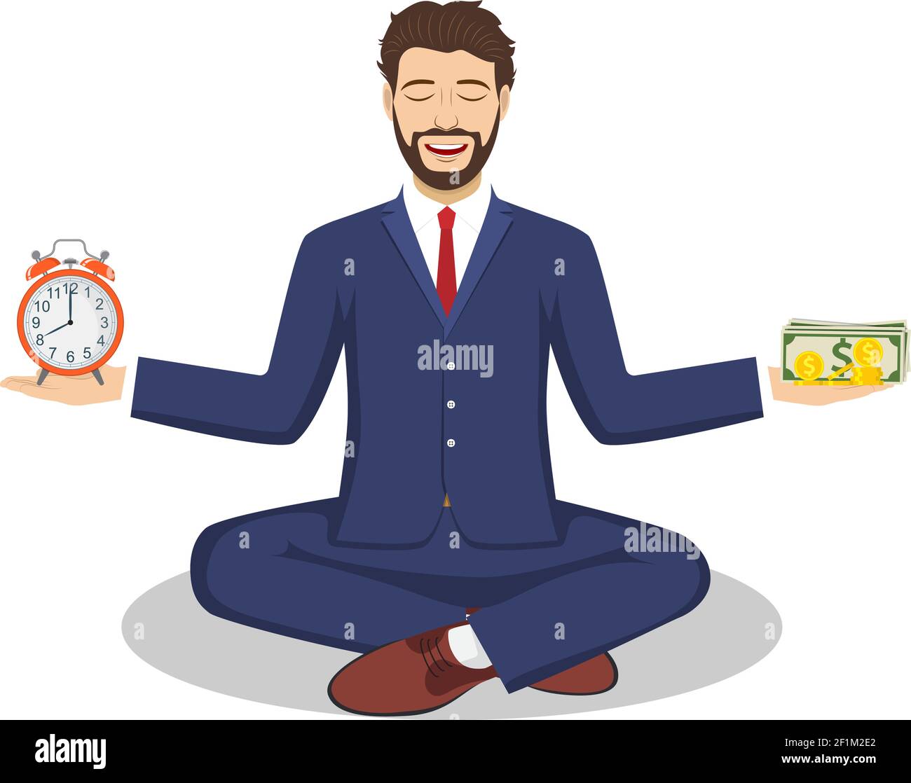 Balance balancing caucasian Stock Vector Images - Alamy