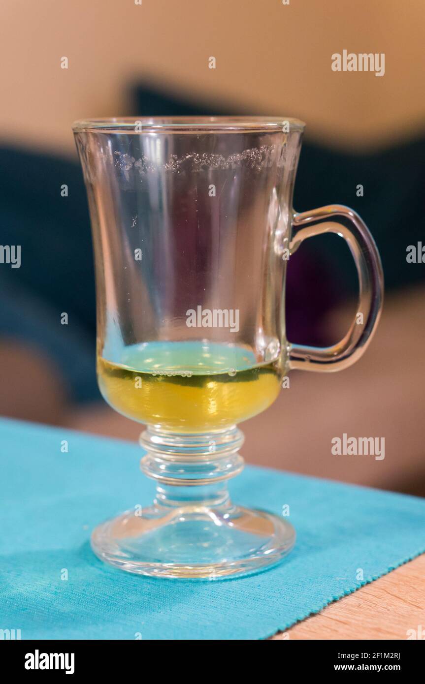 Almost empty glass tea hi-res stock photography and images - Alamy
