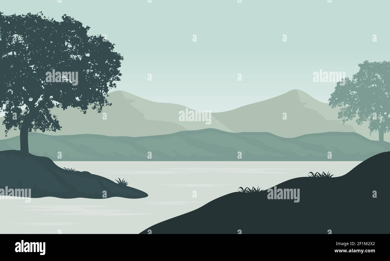Bank misty Stock Vector Images - Alamy