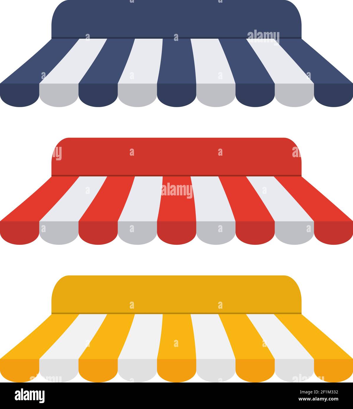 Striped awnings shop in Stock Vector Images - Alamy