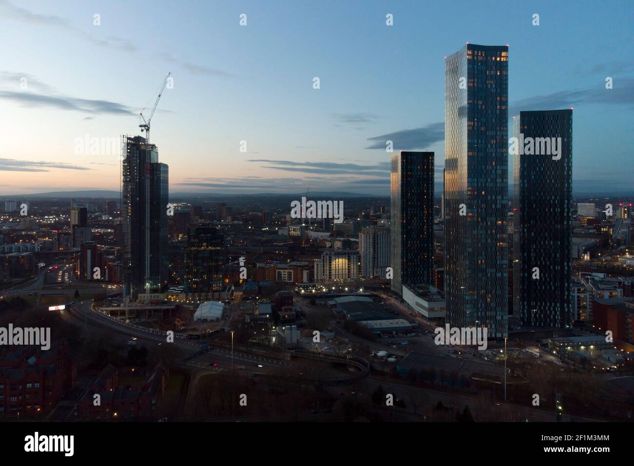 Square tower on skyline hi-res stock photography and images - Alamy