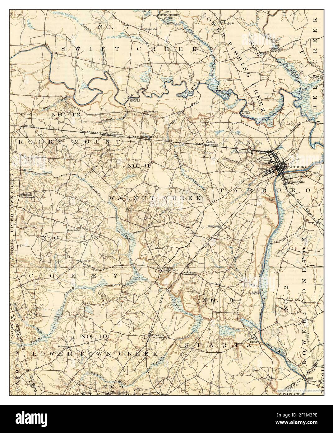 Map of tarboro hi-res stock photography and images - Alamy