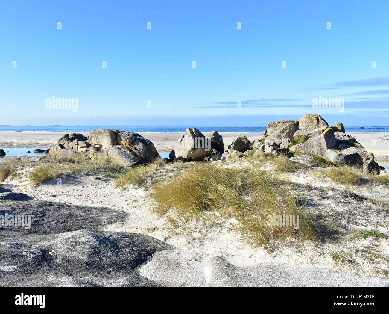 Carnota Beach or Playa de Carnota, the largest galician beach at famous ...