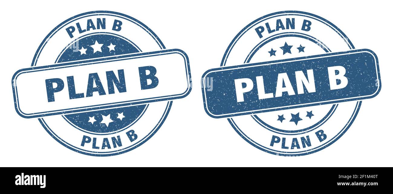 Plan b stamp hi-res stock photography and images - Alamy