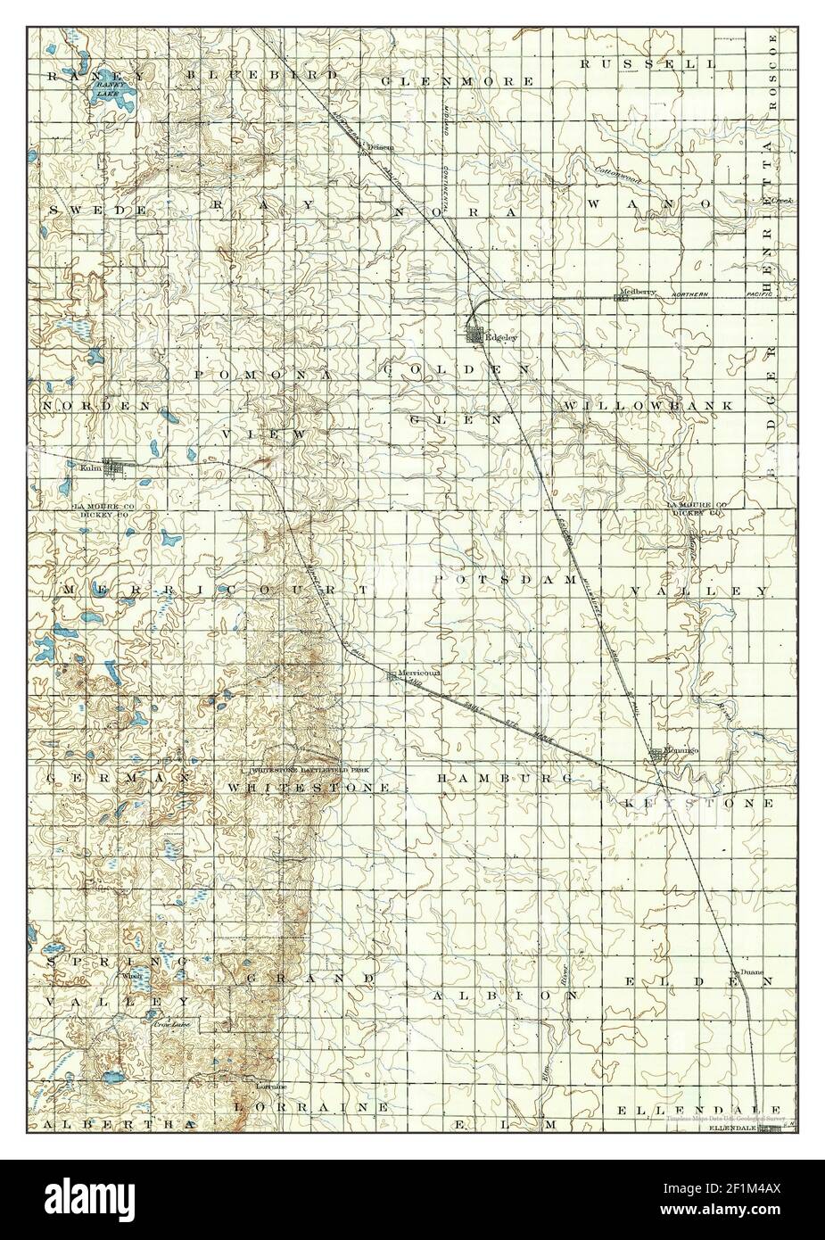 Map of edgeley hi-res stock photography and images - Alamy