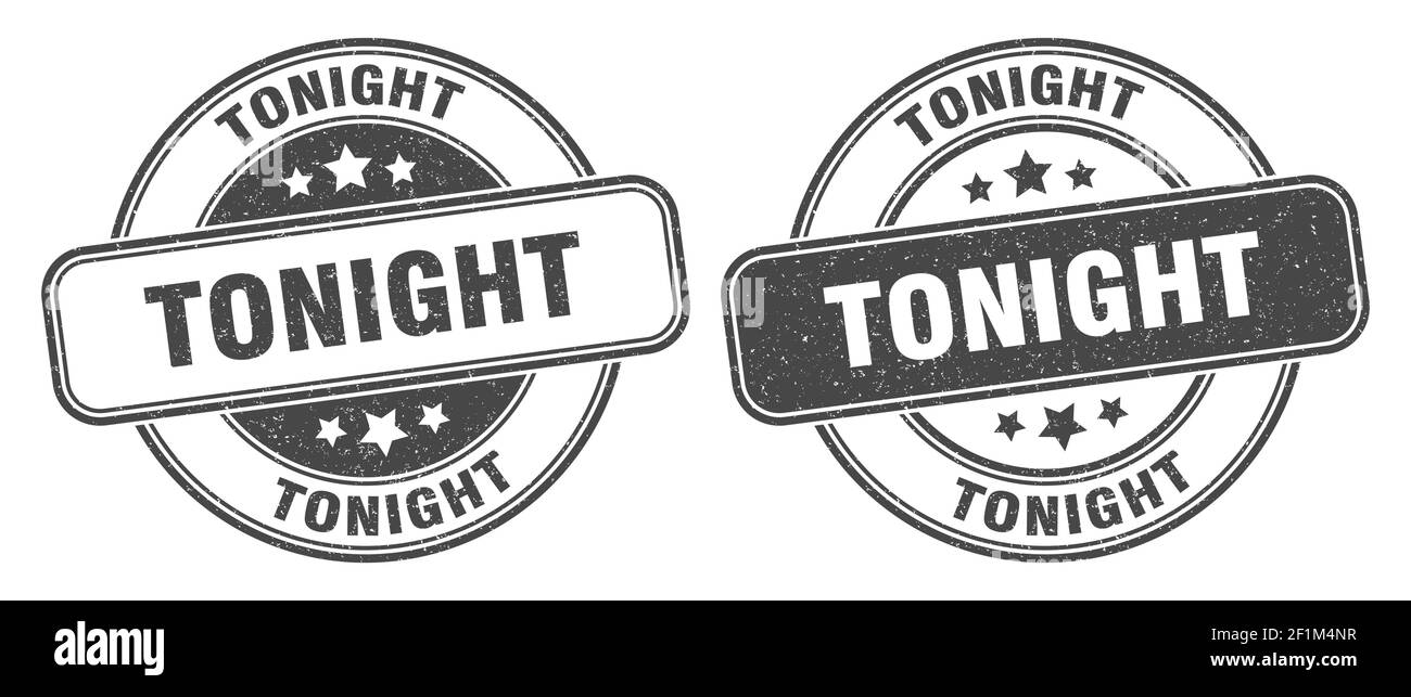 Tonight stamp Black and White Stock Photos & Images - Alamy