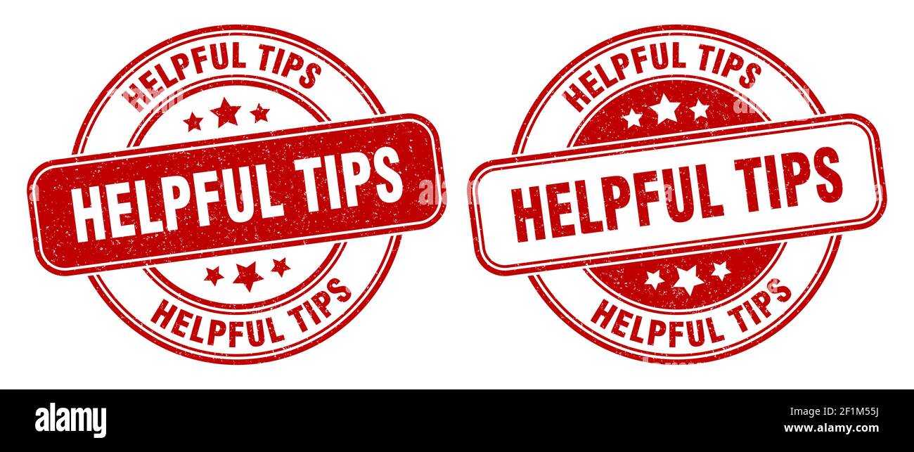 helpful tips stamp. helpful tips sign. round grunge label Stock Vector ...