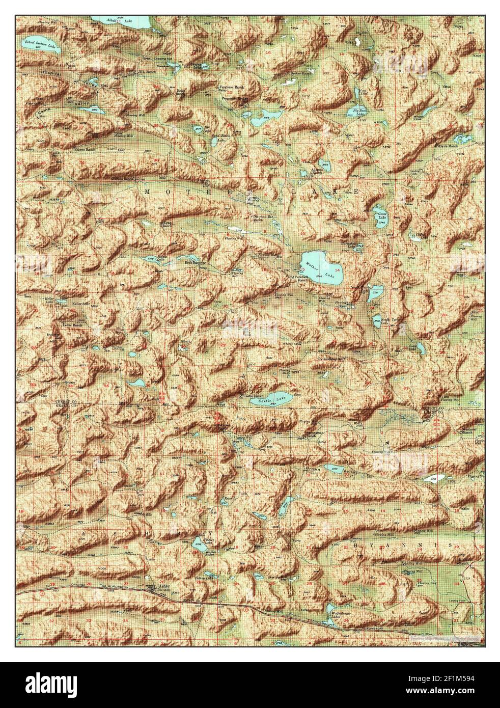 Map of ashby hi-res stock photography and images - Alamy