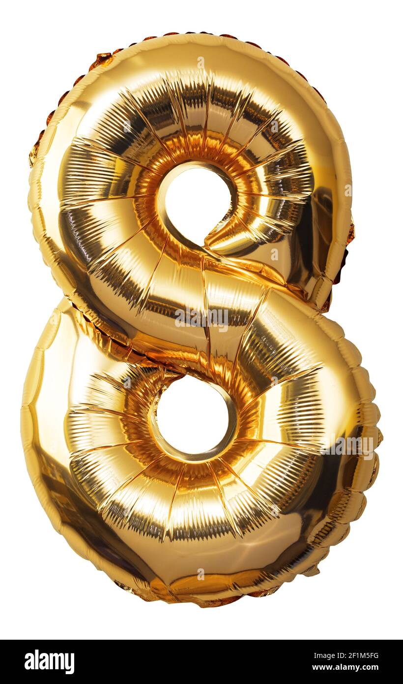 Party celebration balloons gold Cut Out Stock Images & Pictures - Alamy