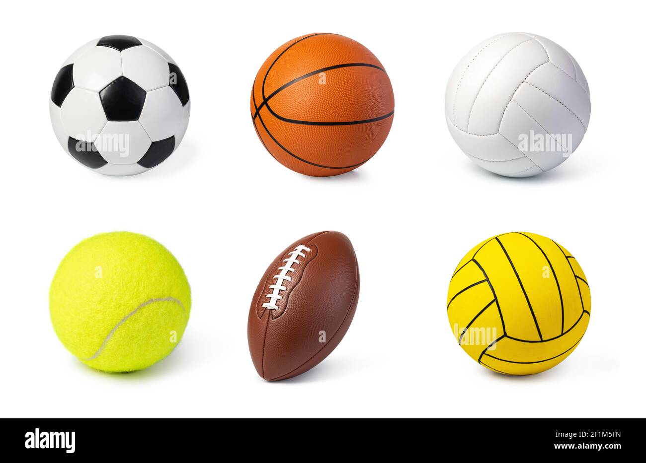 Sport balls set Stock Photo - Alamy