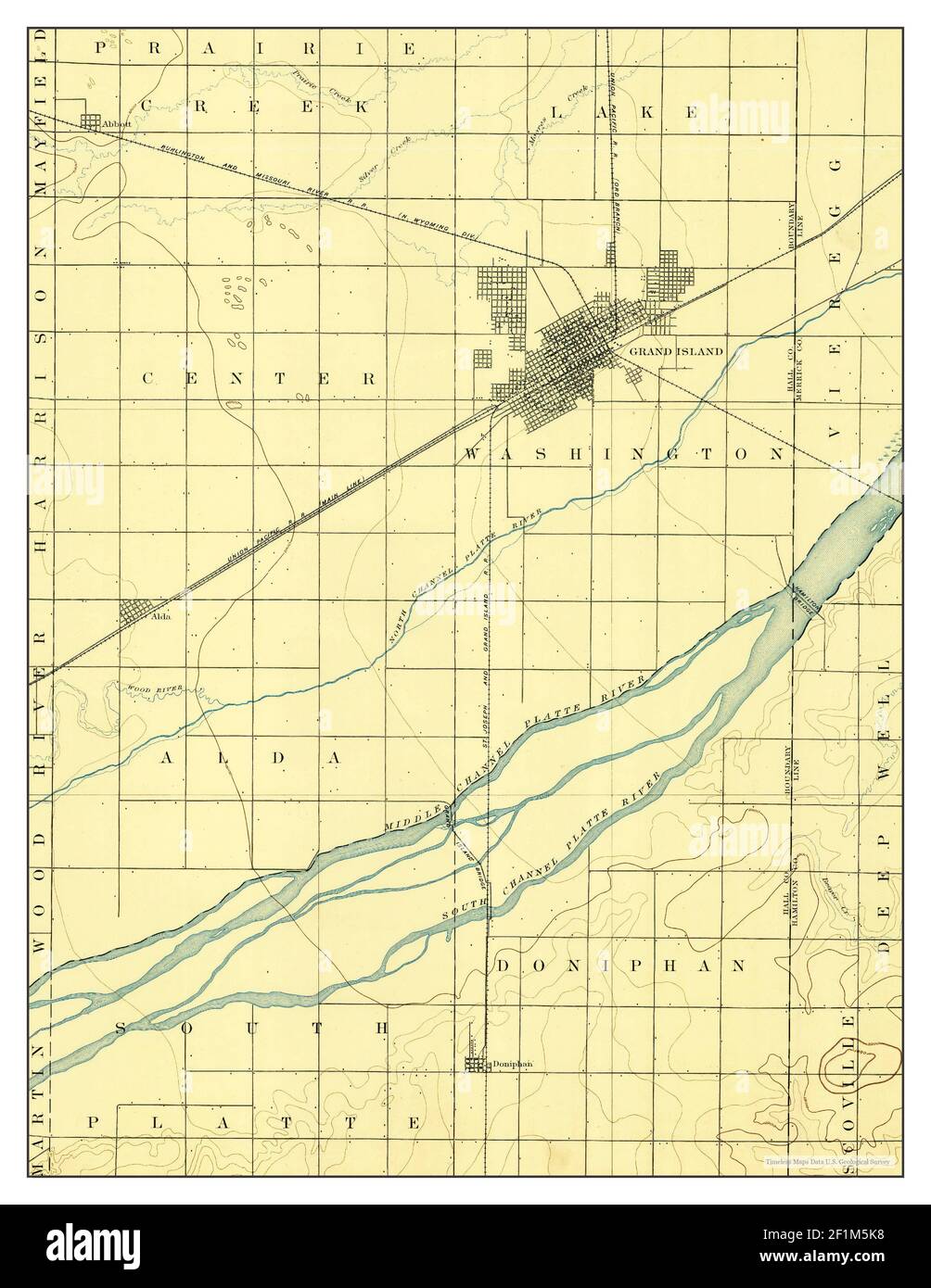 Grand island nebraska map hi-res stock photography and images - Alamy