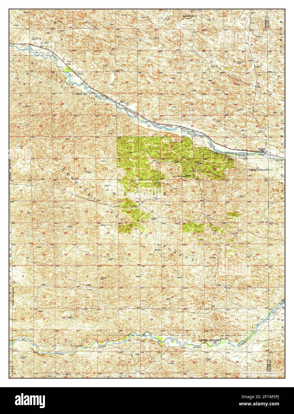 Halsey nebraska map Cut Out Stock Images & Pictures - Alamy