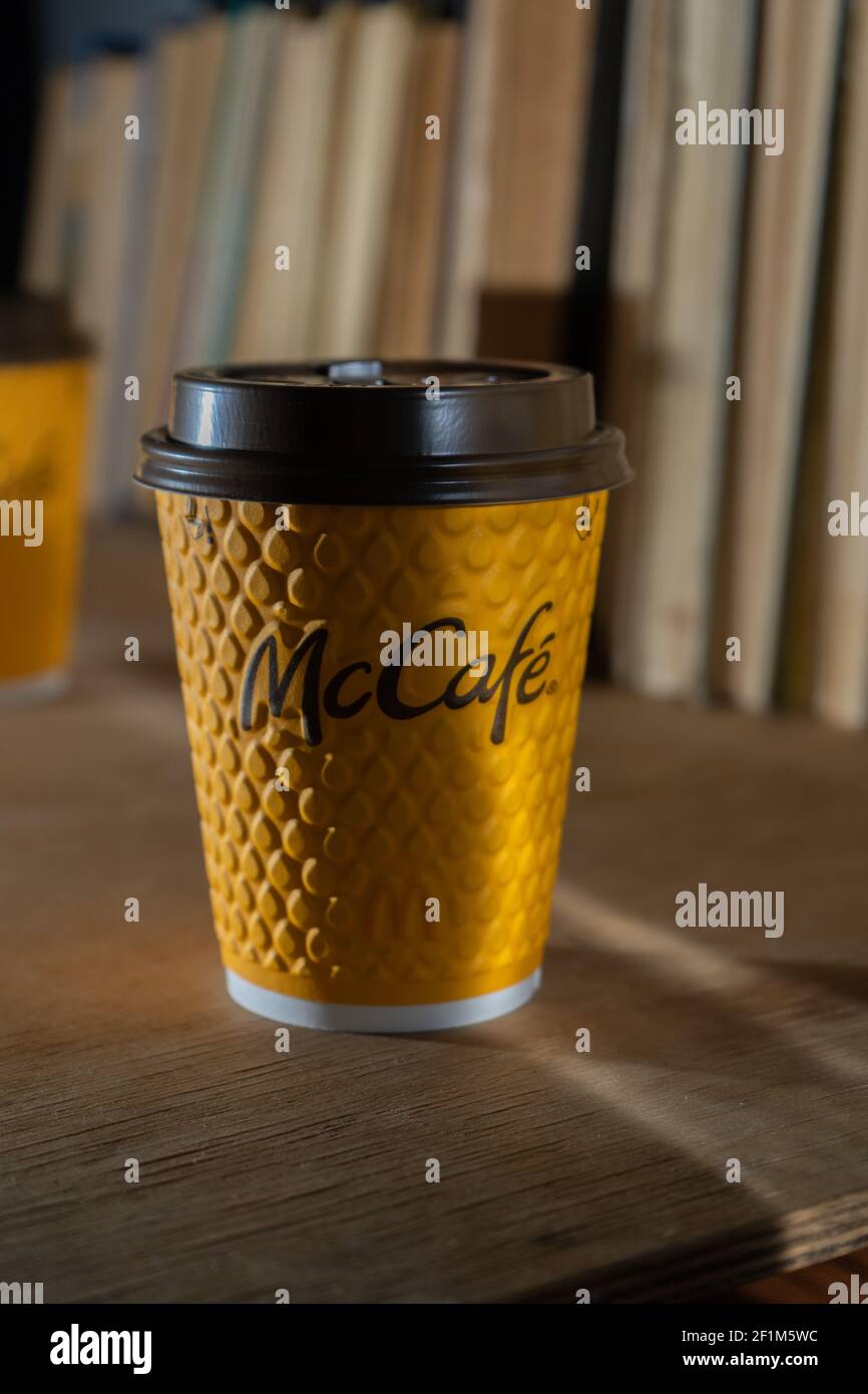 Mcdonalds coffee cup hi-res stock photography and images - Alamy