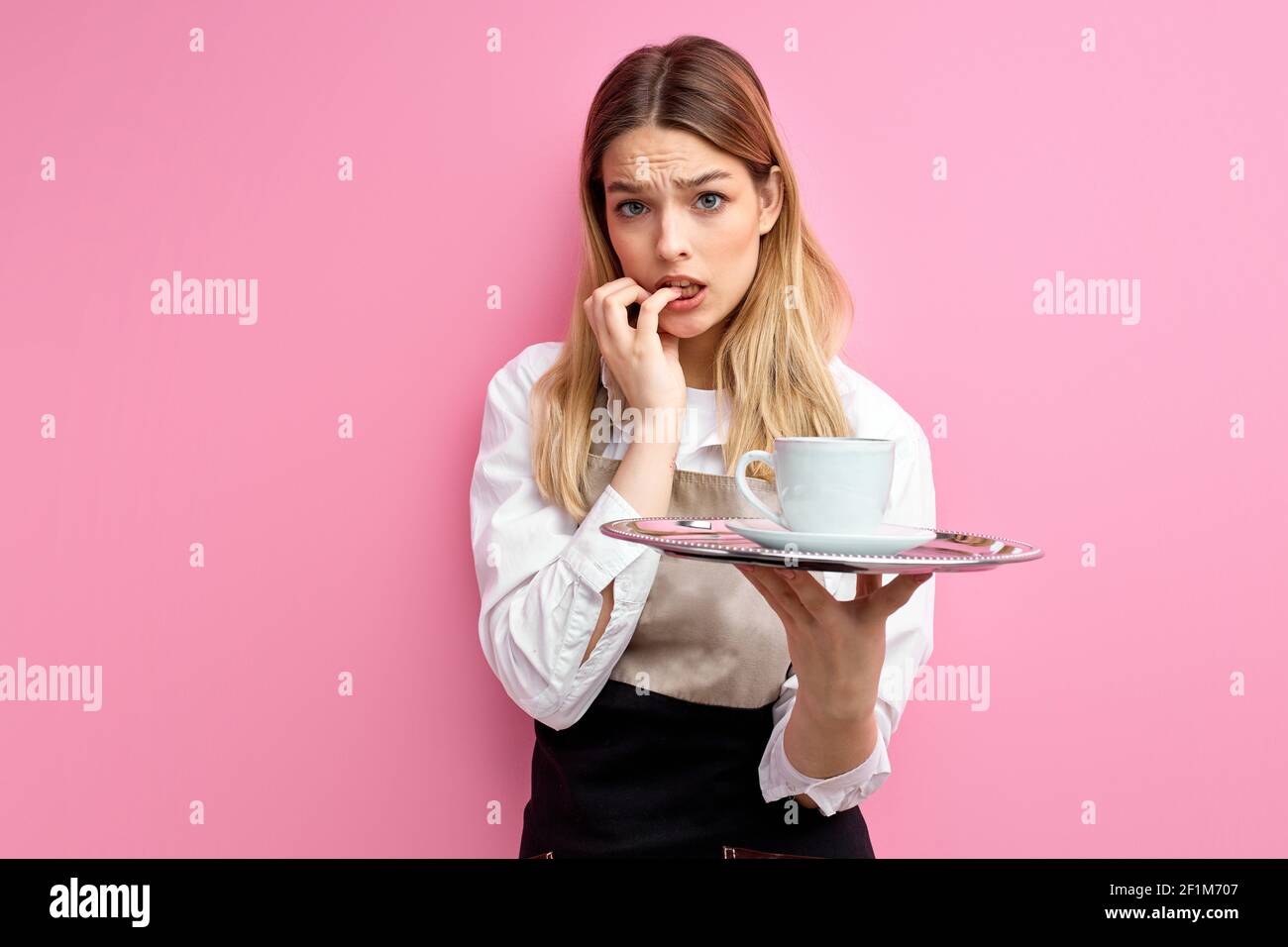 Stressed waitress hi-res stock photography and images - Alamy