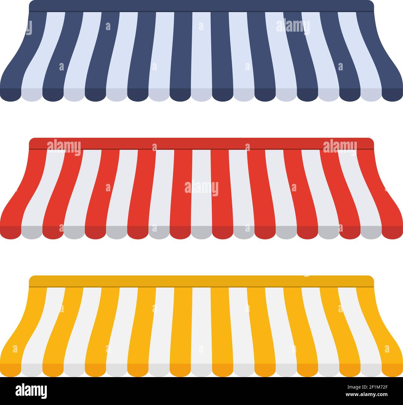 Striped awnings shop in Stock Vector Images - Alamy