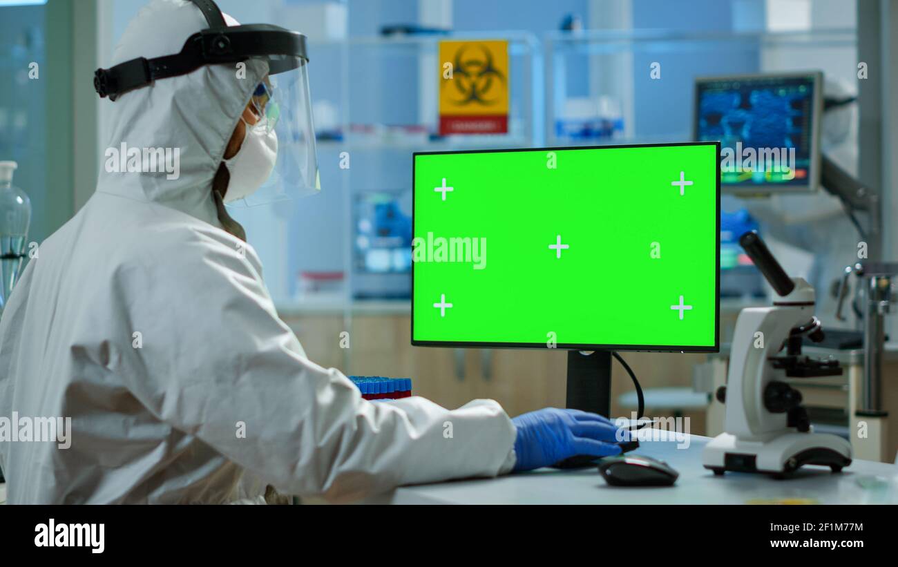 Man researcher looking chroma key hi-res stock photography and images ...