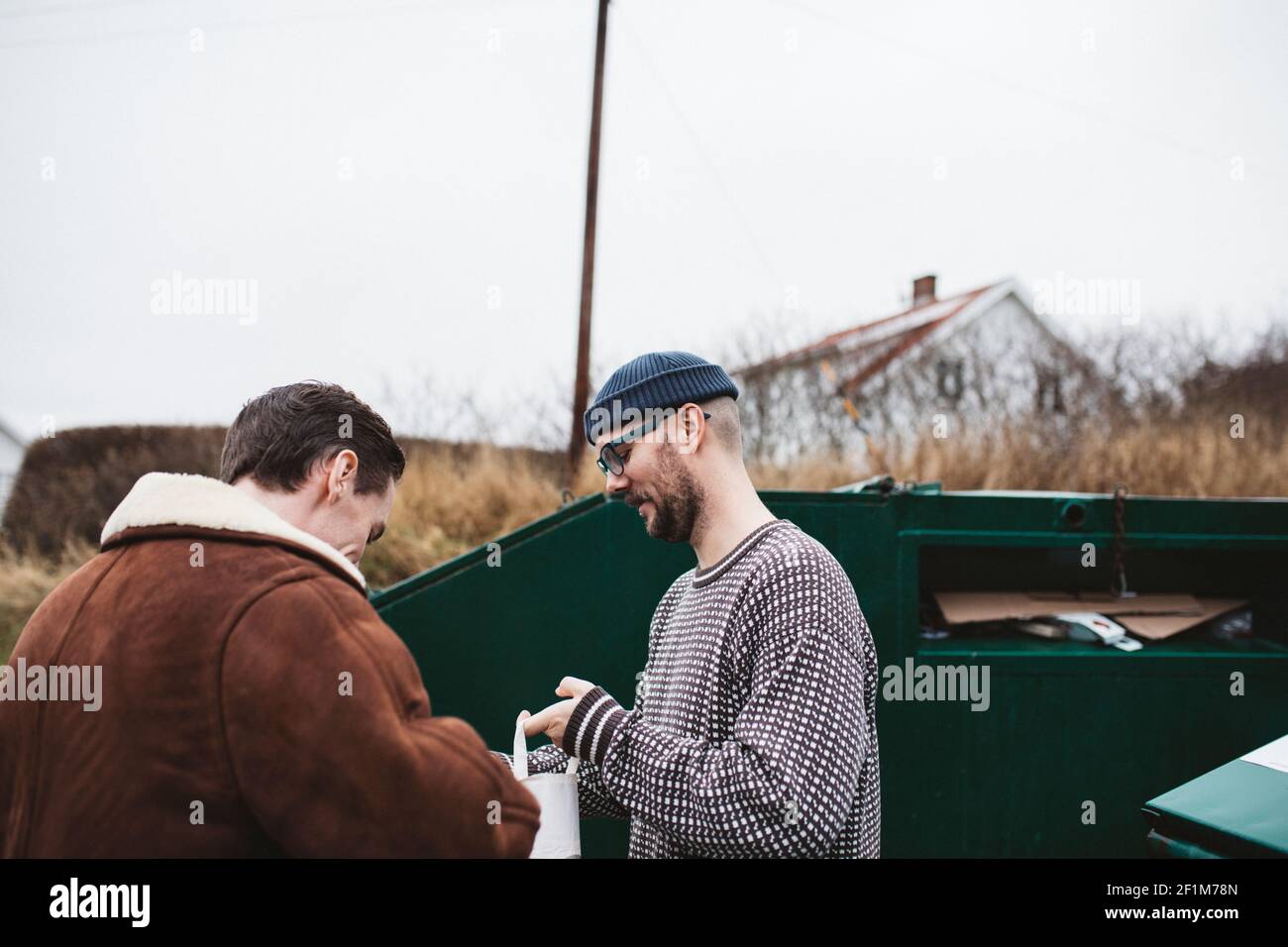 Man sorting recycling hi-res stock photography and images - Alamy