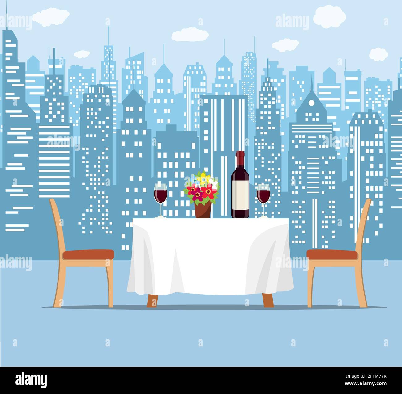 Summer outdoor cafe terrace Stock Vector Image & Art - Alamy