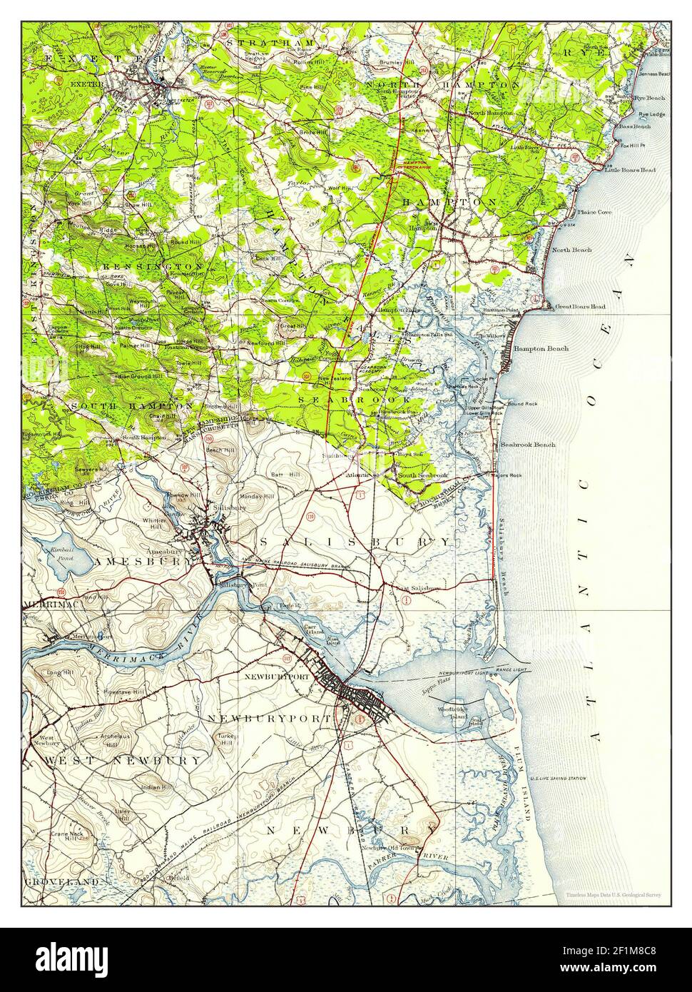 Map of exeter Cut Out Stock Images & Pictures - Alamy