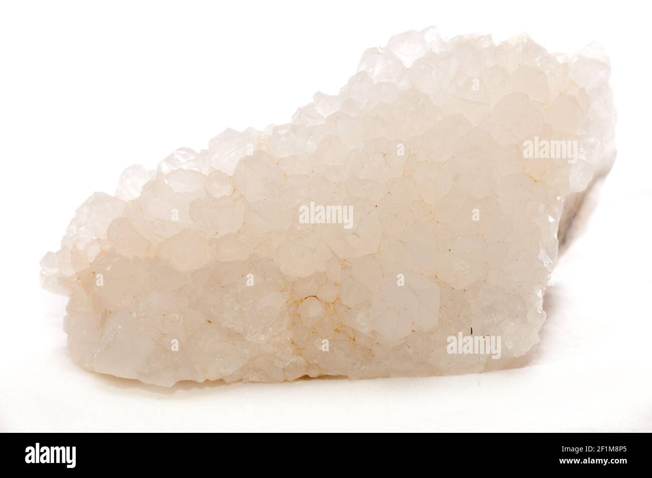 large dirty quartz crystal mineral sample with many facets Stock Photo ...