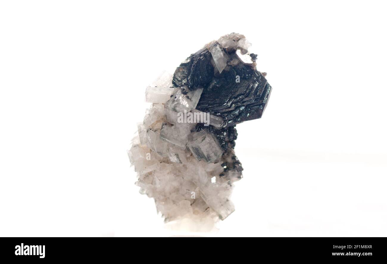 hematite crystal mineral sample, a rare earth mineral Stock Photo - Alamy