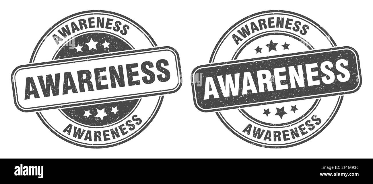 awareness stamp. awareness sign. round grunge label Stock Vector Image ...