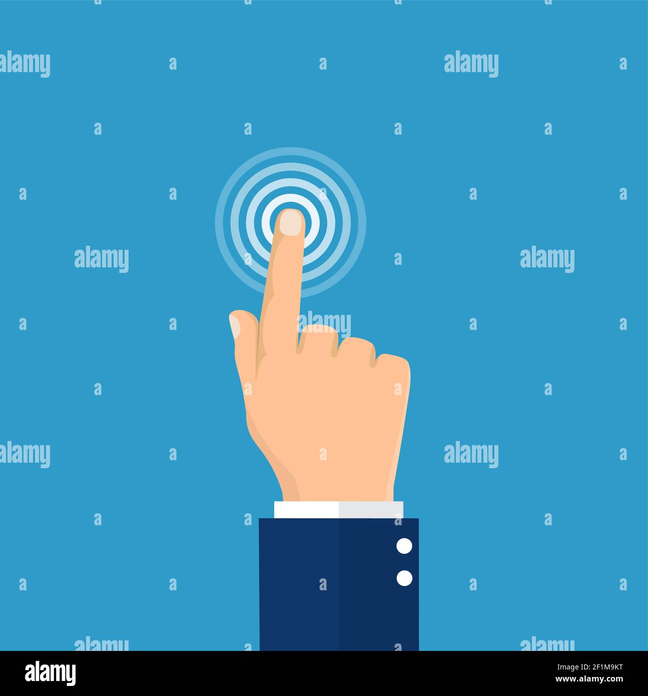 Touch icon concept Stock Vector Image & Art - Alamy