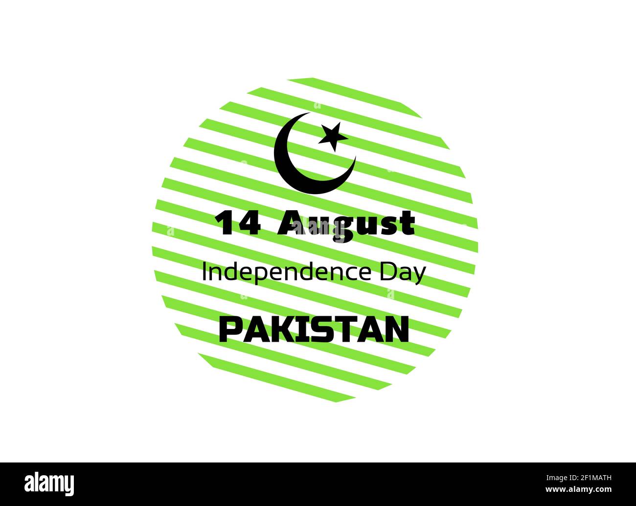Pakistan independence day ,14 august Design Illustration. greeting card ...
