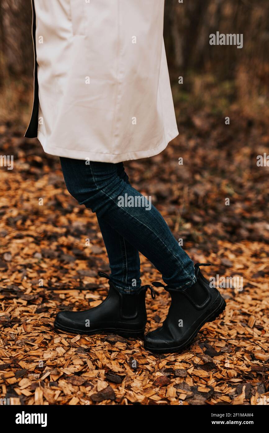Woman low angle jeans hi-res stock photography and images - Alamy