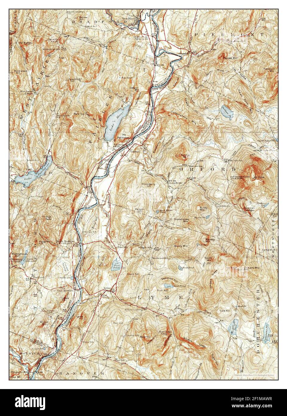 Mt Cube, New Hampshire, map 1933, 1:62500, United States of America by ...