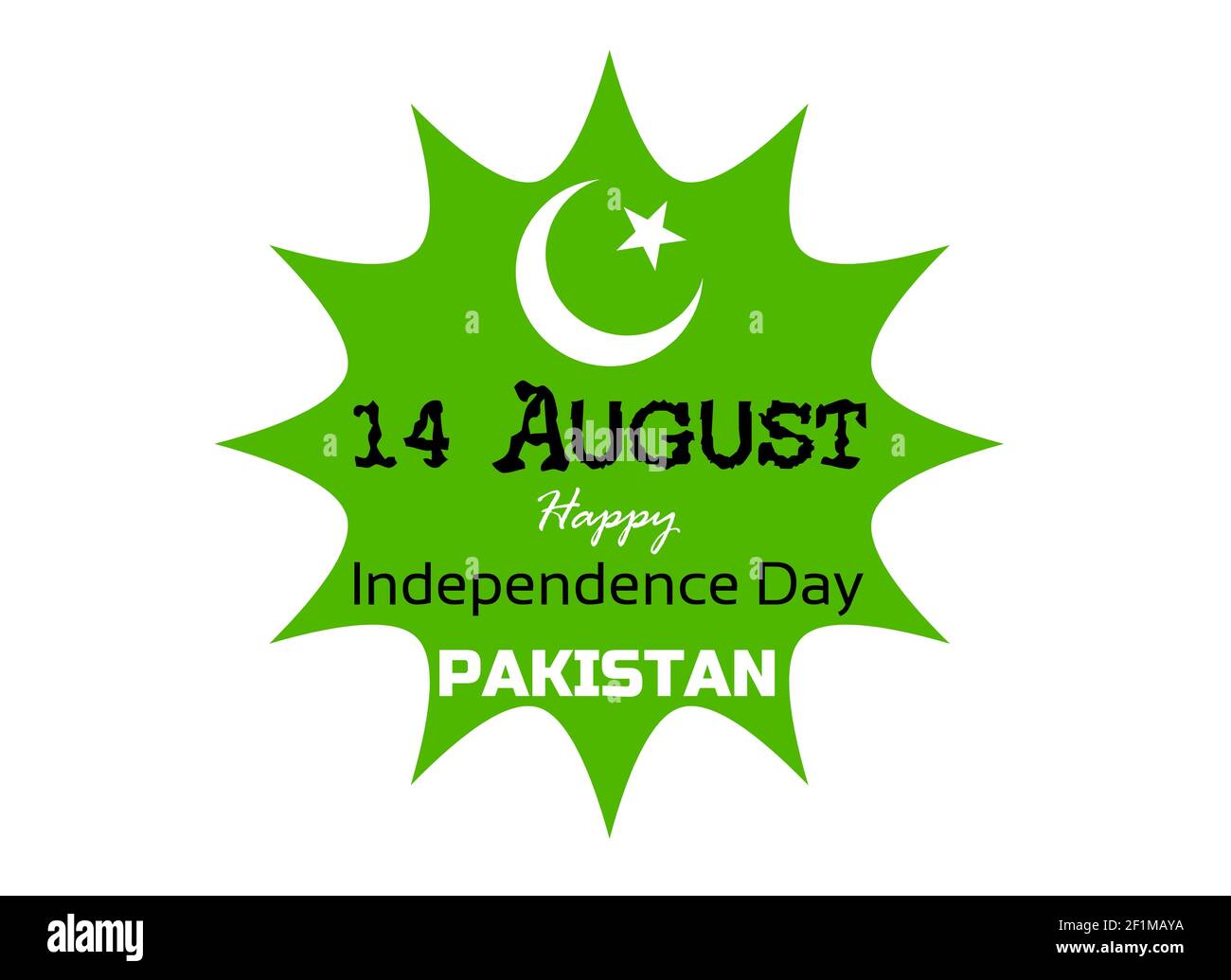 Pakistan independence day ,14 august Design Illustration. greeting card ...