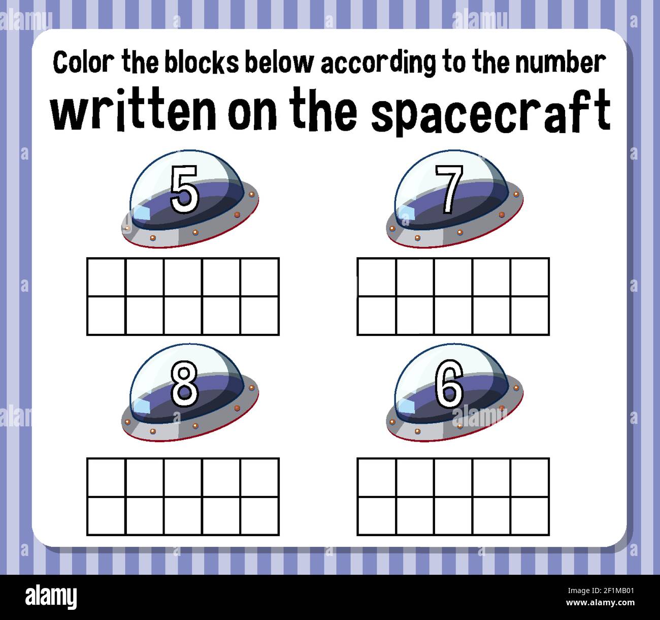 Math count number worksheet illustration Stock Vector Image & Art - Alamy